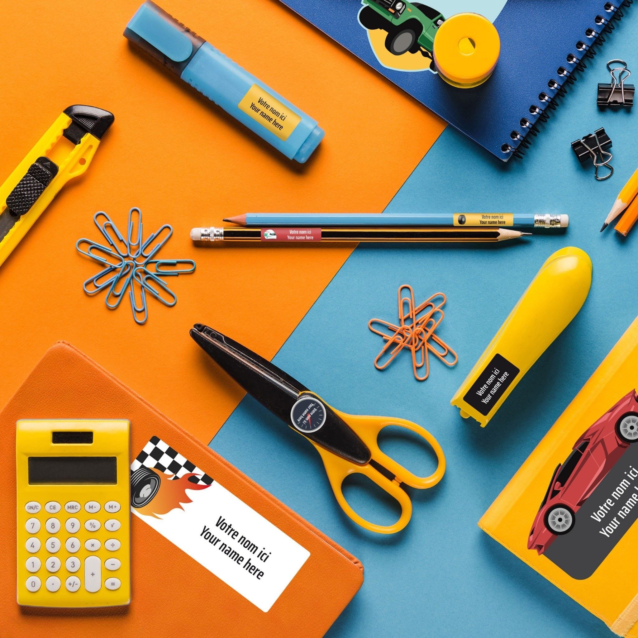 Peel And Stick Custom Name Labels - Car – Maple Labels